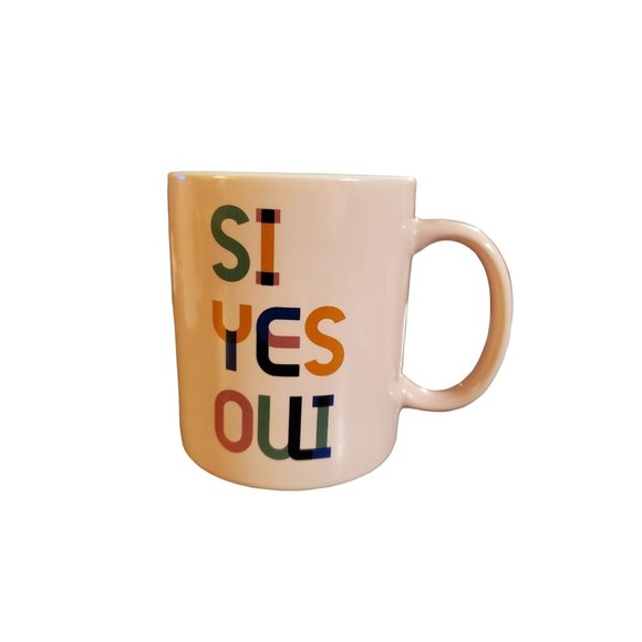Room Essentials | Kitchen | New Si Yes Oui Mug Coffee Cup By Room ...